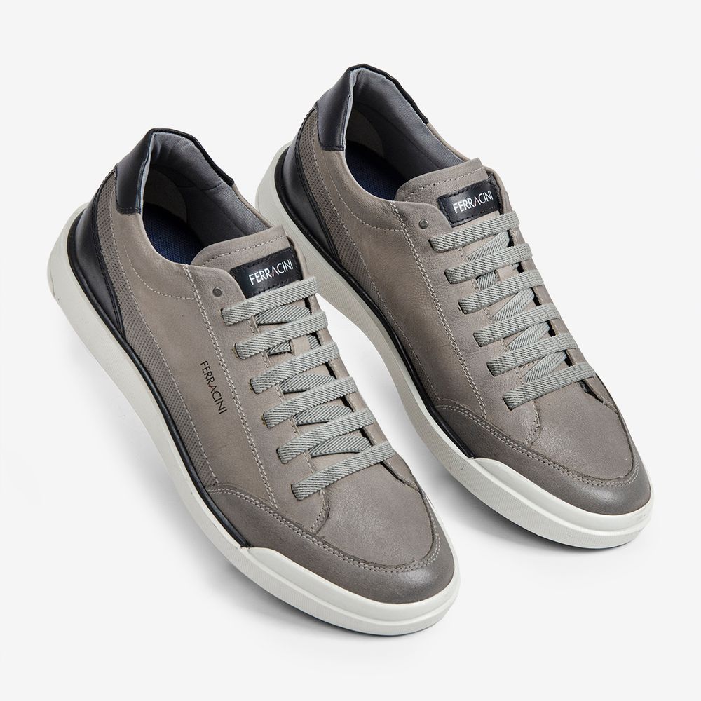 Sapatênis Ferracini Masculino Star Cinza - Ferracini 24h